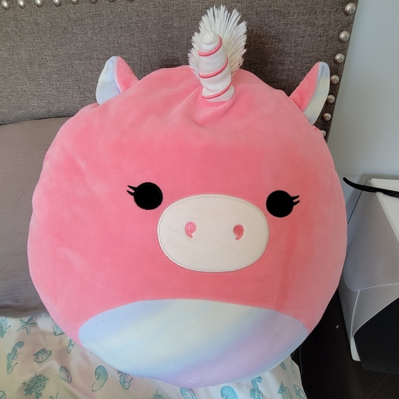 Squishmallows | Toys | 6 Sena The Pink Unicorn Wrainbow Tummy Mane ...